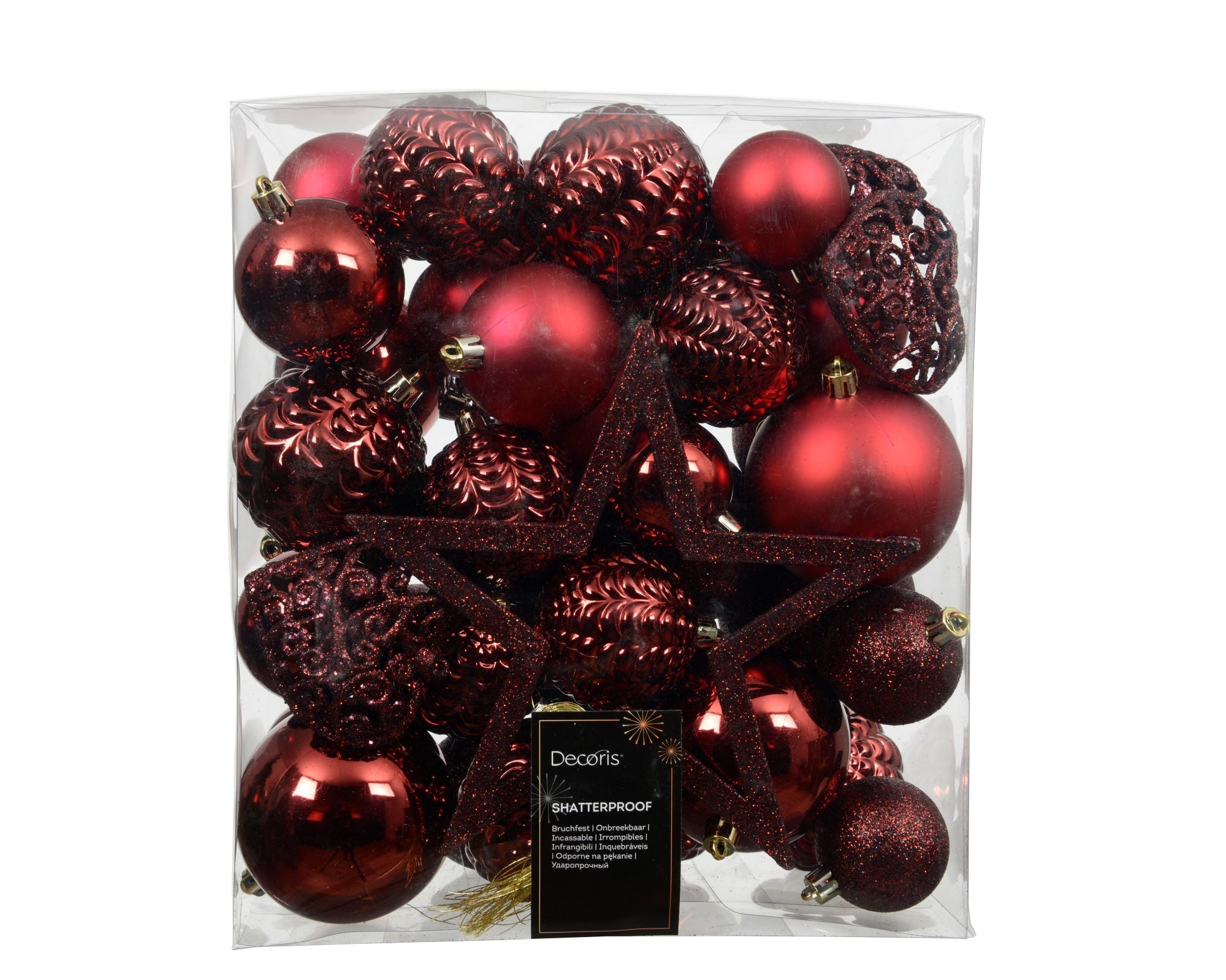 Dec Baub Polyx43pc Oxblood – Excellent Stores