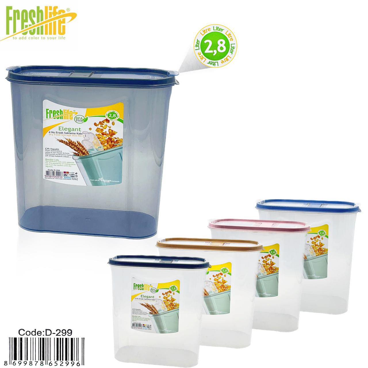 Elegant Dry Food Stor Box 2.8L – Excellent Stores