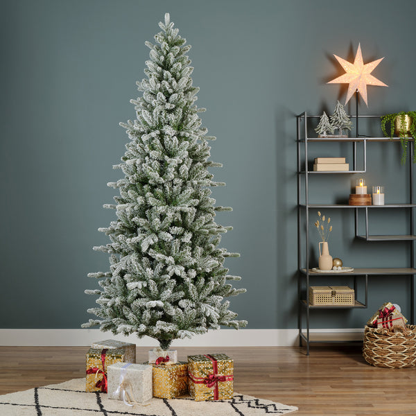 Killington Fir Frosted Hinged Tree 7ft – Excellent Stores
